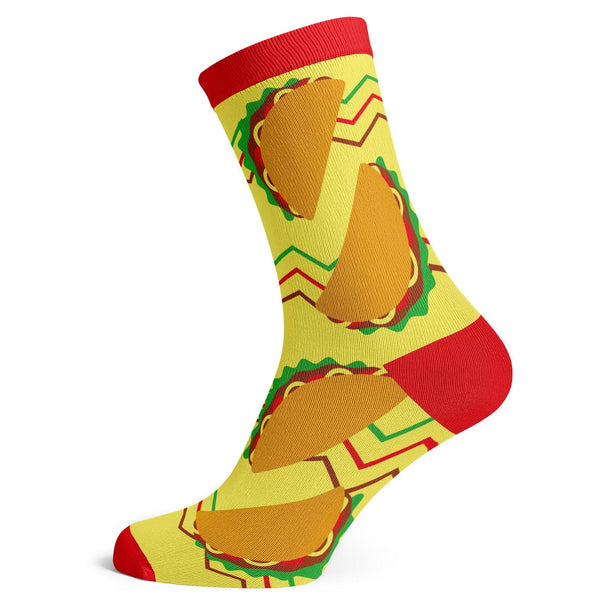 Taco Socks - Cozy Comfort & Quirky Style for Taco Lovers | Fun Novelty Socks – Socks To Be You