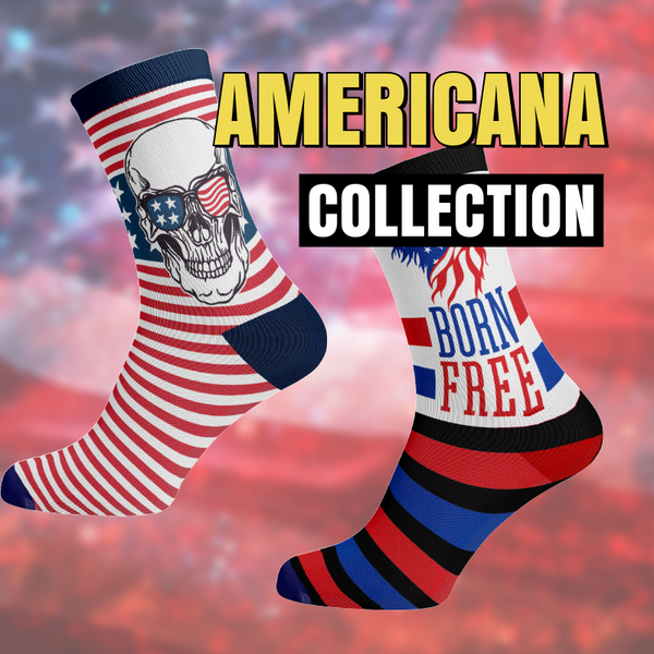 Americana Socks Collection | Patriotic & Bold Designs | Socks To Be You