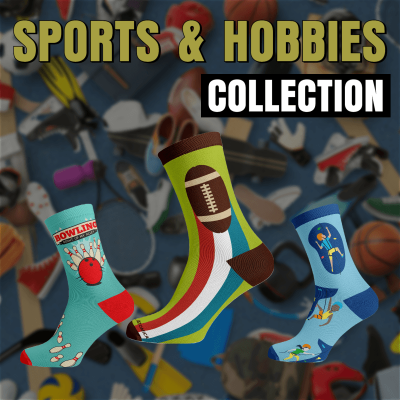 Sports & Hobbies Socks Collection | Fun & Bold Designs for Every ...