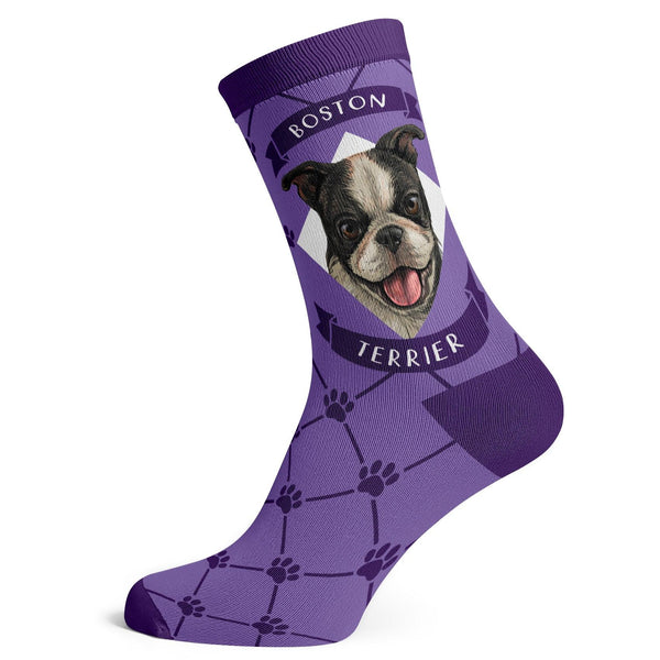 Boston Terrier Socks - Cozy & Stylish Novelty Socks for Dog Lovers ...