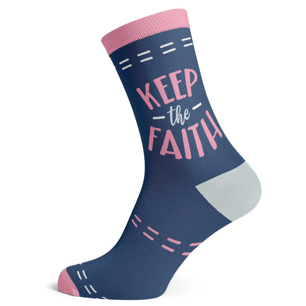 Keep The Faith Socks | Printed Socks | Socks To Be You