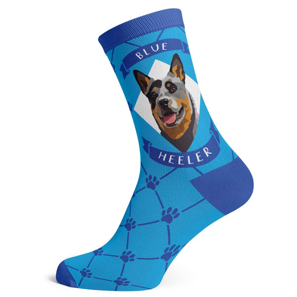 Blue Heeler Socks - Comfy & Stylish Novelty Socks for Dog Lovers ...