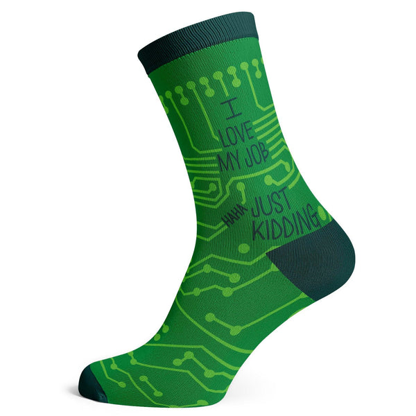 I Love My Job Just Kidding Socks - Funny Premium Cotton Novelty Socks ...