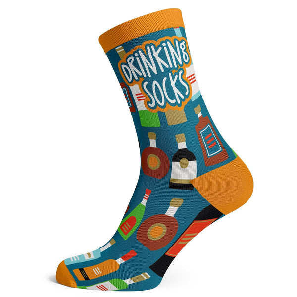 Drinking Socks - Premium Cotton Novelty Socks for Alcohol Lovers | Fun ...
