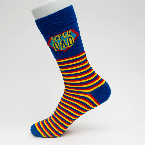 Super Dad Socks - Celebrate Dad with Fun & Comfortable Novelty Socks ...