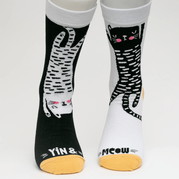 Yin and Meow Socks: Stylish Comfort for Cat Lovers - Perfect Gift for ...