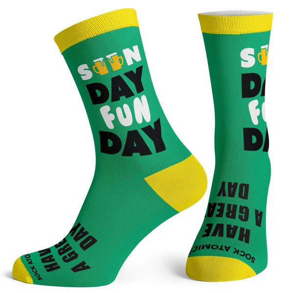 Sunday Socks - Premium Cotton Novelty Socks for Every Day of the Week ...